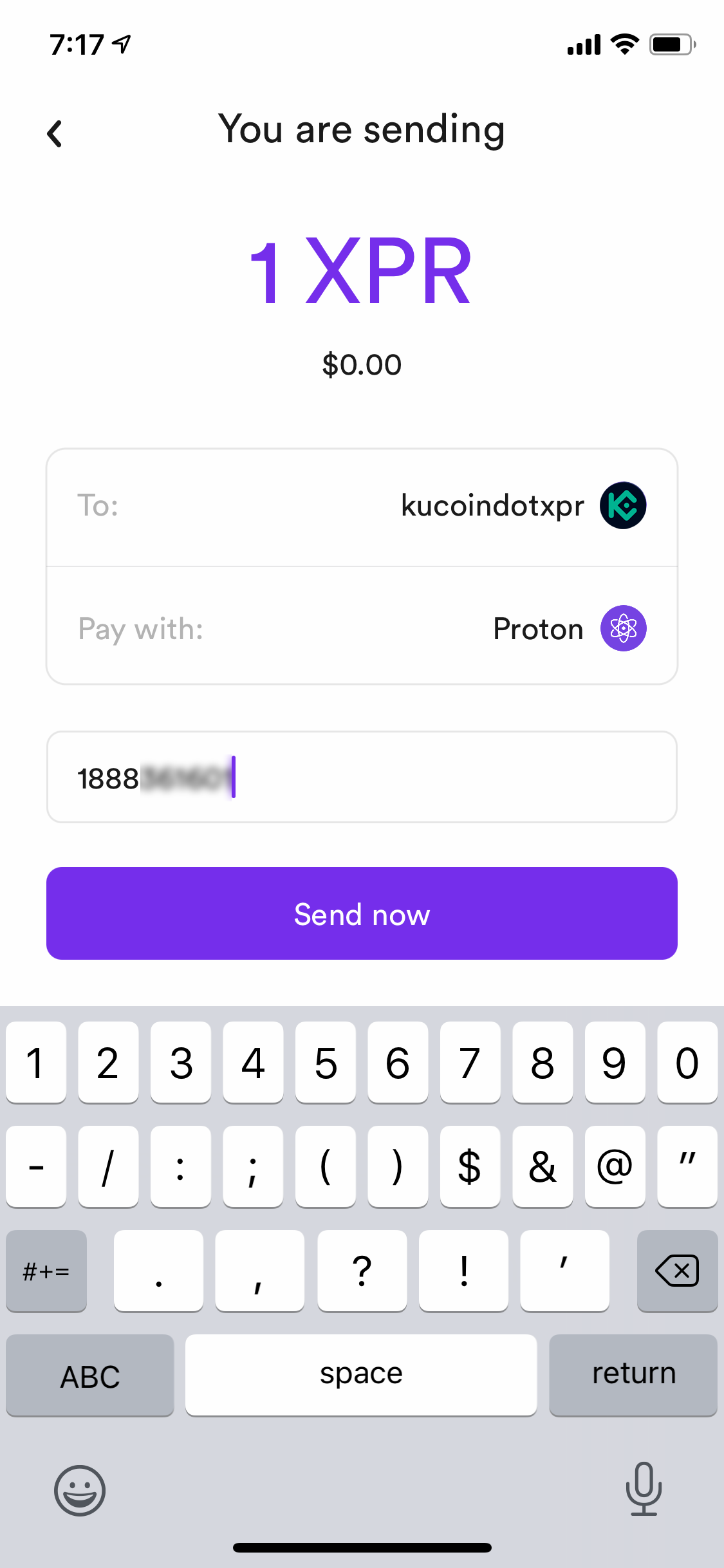 How to Deposit XPR to Kucoin – protonnz | XPR Network BP
